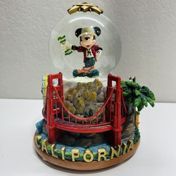 Disney | Other | Disney Mickey Snow Globe California Adventure Here I ...